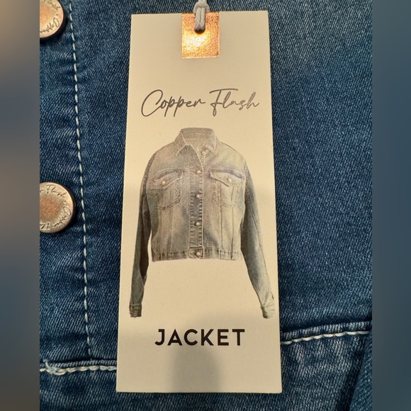 Copper Flash | Jackets & Coats | Nwt Copper Flash Womans Faded Denim ...